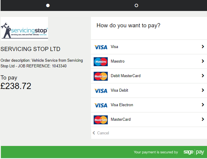 I'm having troubles making payment, can you help? – Servicing Stop