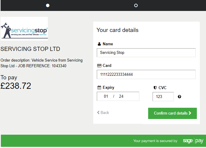 I'm having troubles making payment, can you help? – Servicing Stop